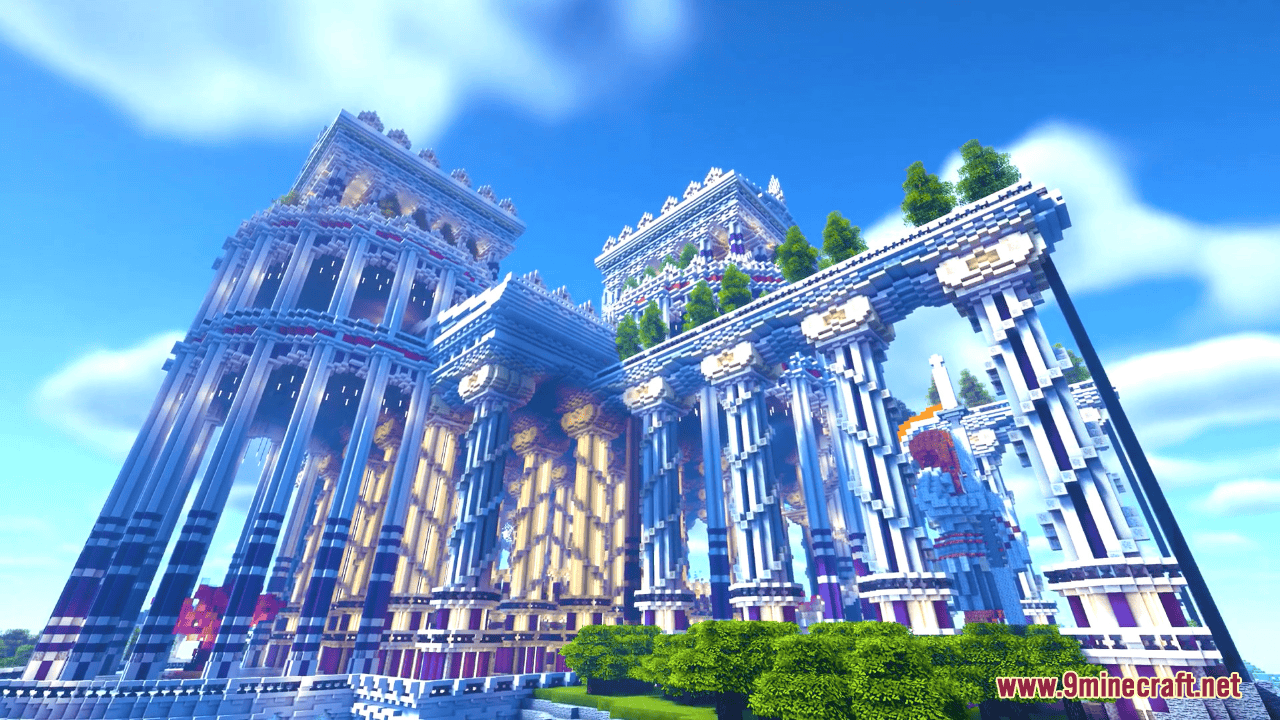 Atlas Greek Temple Map - 1Minecraft