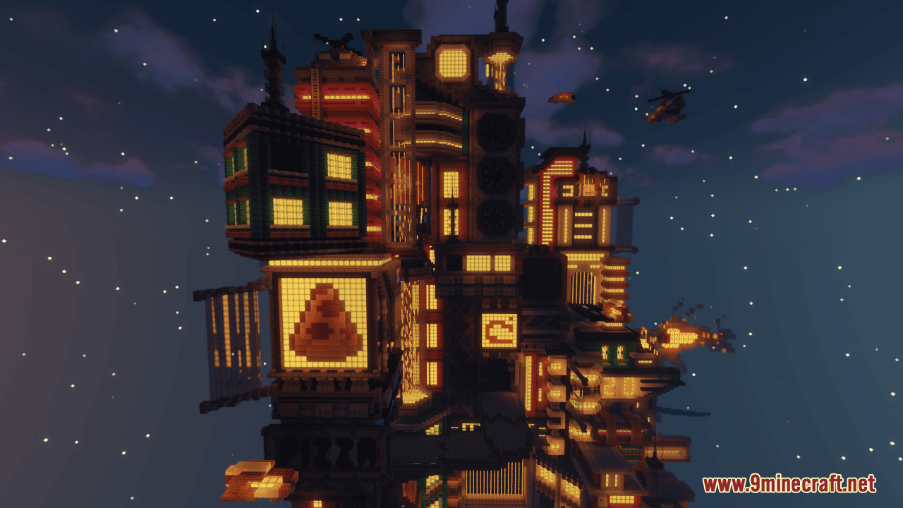 Cyberpunk Map - 1Minecraft