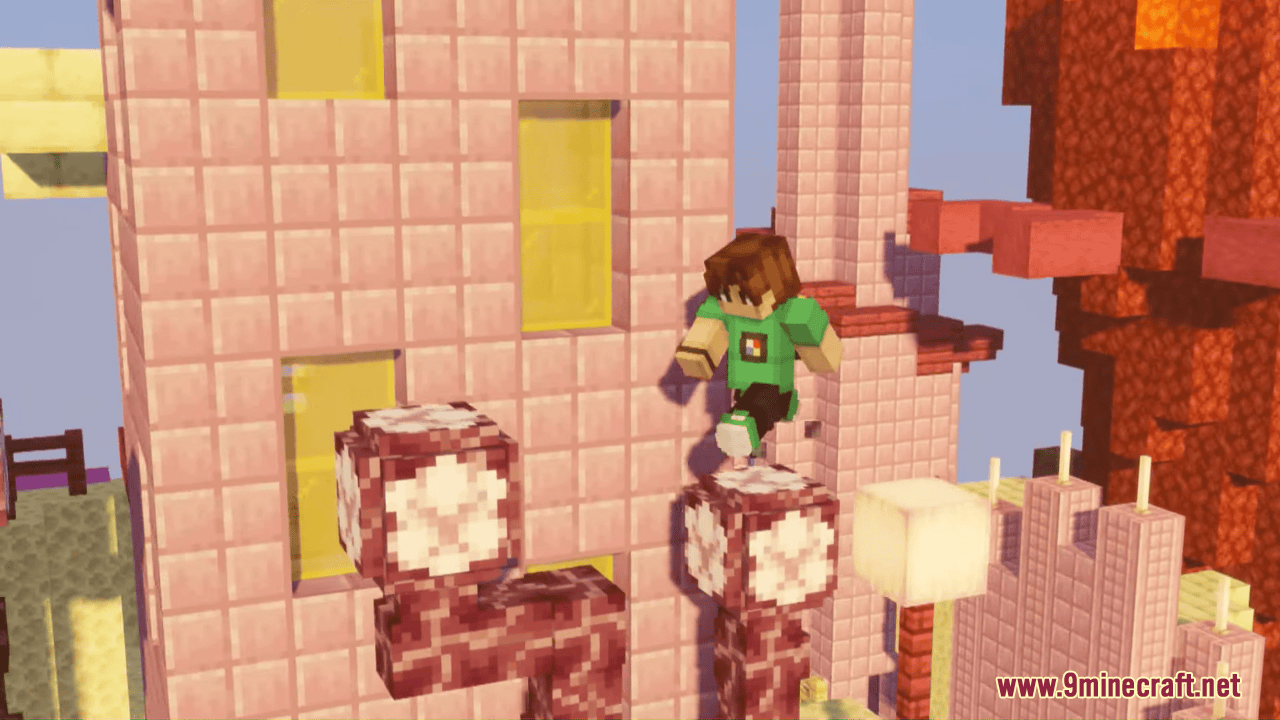 Parkour Bridge Map - 1Minecraft