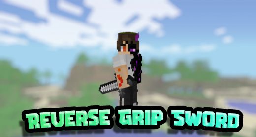 Reverse Grip Sword Texture Pack Mcpe - 1Minecraft