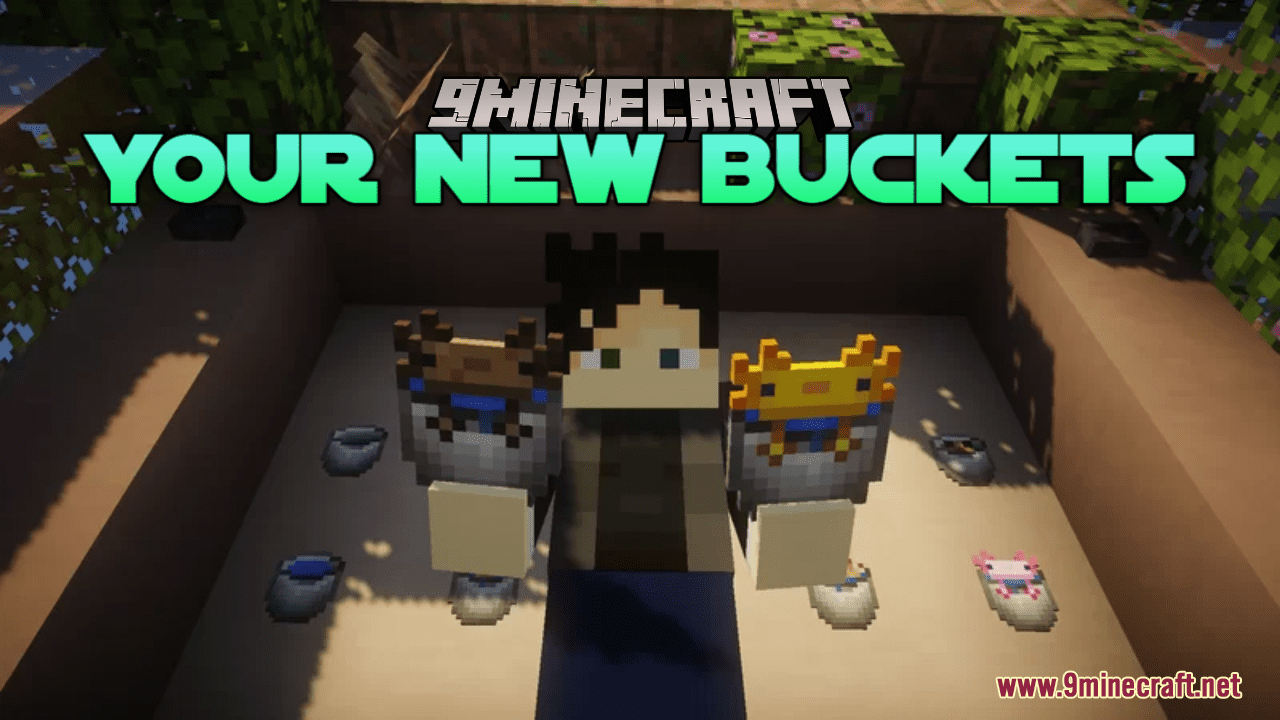 Your New Buckets Resource Pack - 1Minecraft