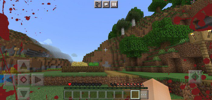Screen Effect Blood Texture Pack Mcpe - 1Minecraft