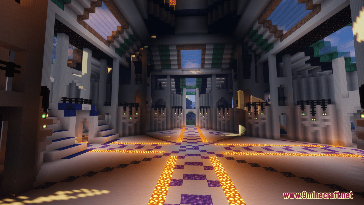 Amethyst Ballroom Map - 1Minecraft