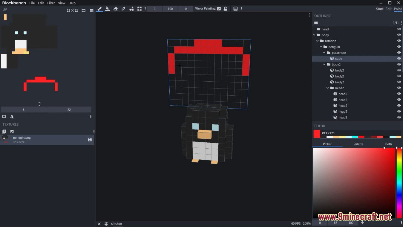 Blockbench Tool - 1Minecraft