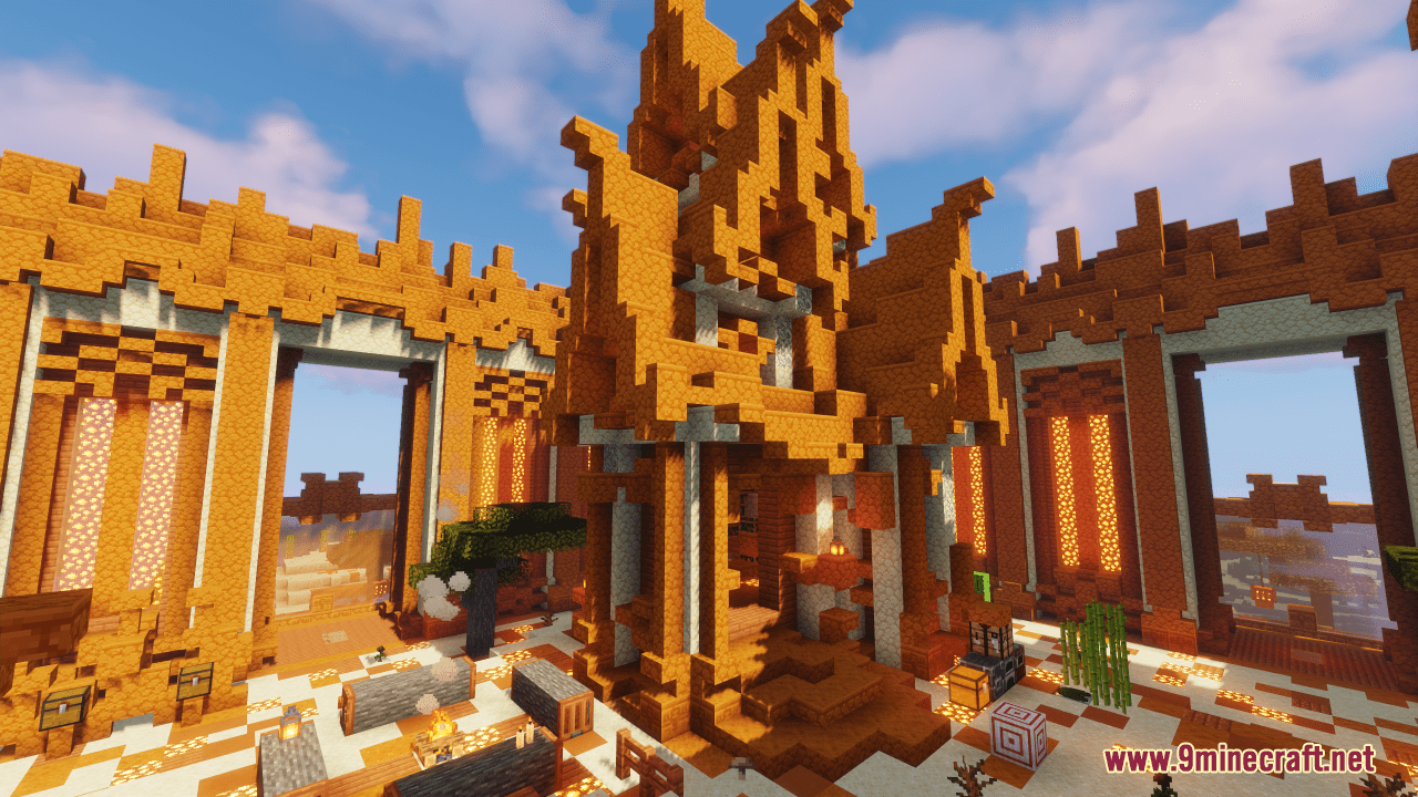 Egyptian Faction Spawn Map - 1Minecraft
