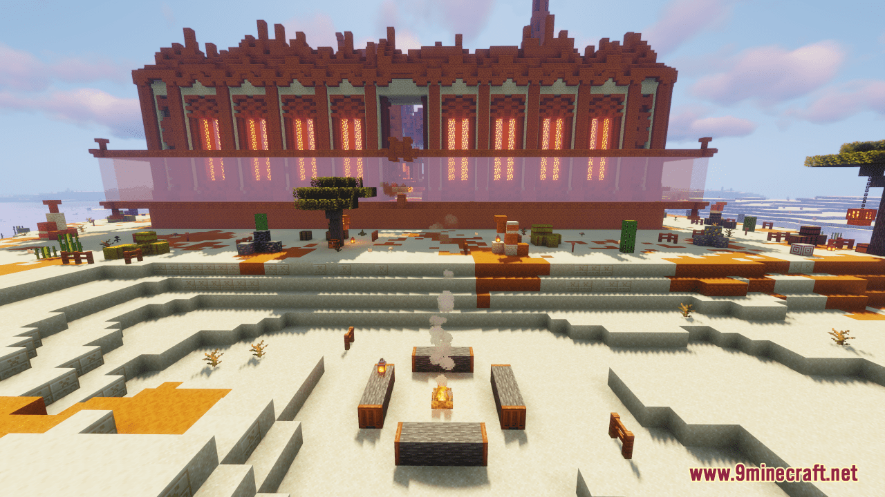 Egyptian Faction Spawn Map - 1Minecraft