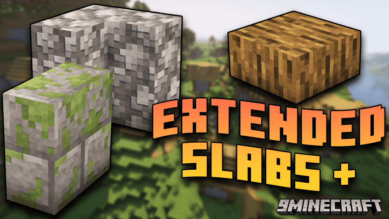 Extended Slabs Mod - 1Minecraft