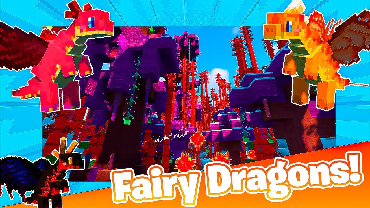 Fairy Dragons Mod - 1Minecraft
