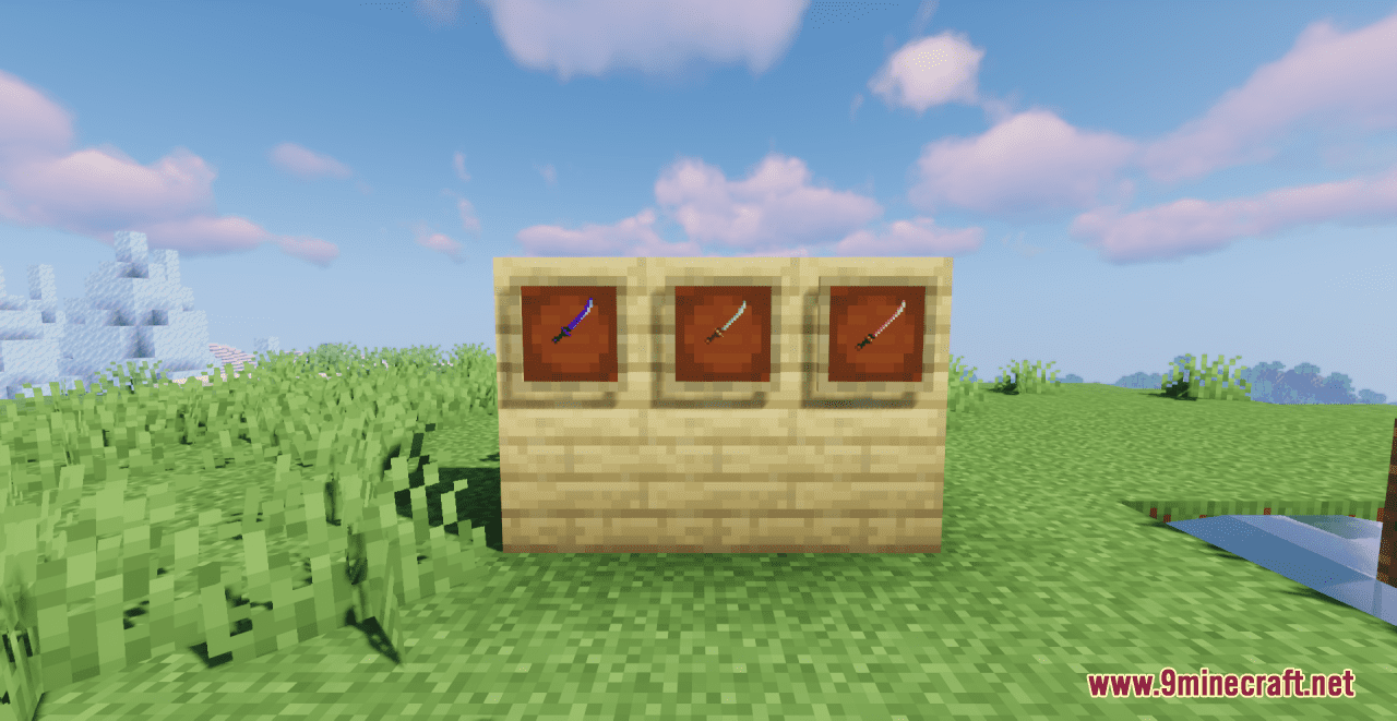 Katanas From Minecraft Dungeons Resource Pack - 1Minecraft