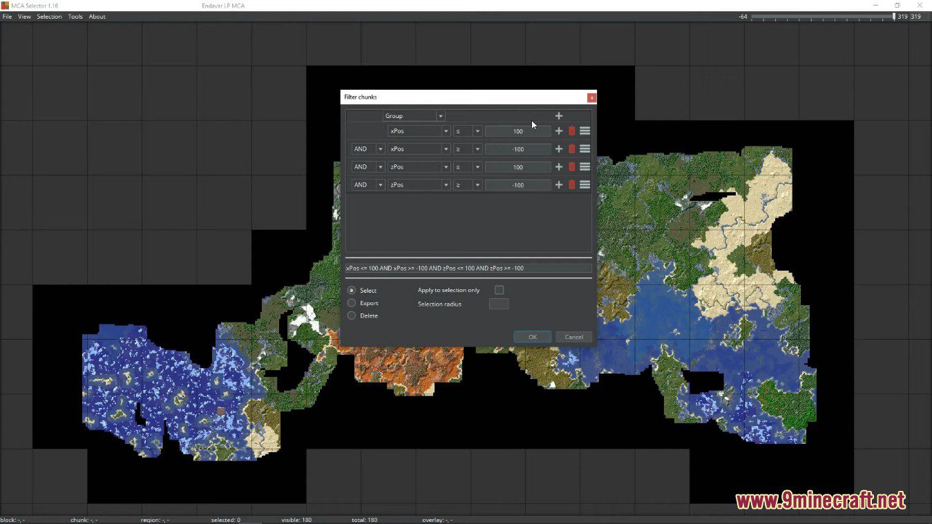 Mca Selector Tool - 1Minecraft