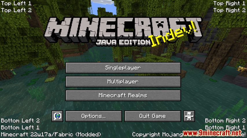 Main Menu Credits Mod - 1Minecraft