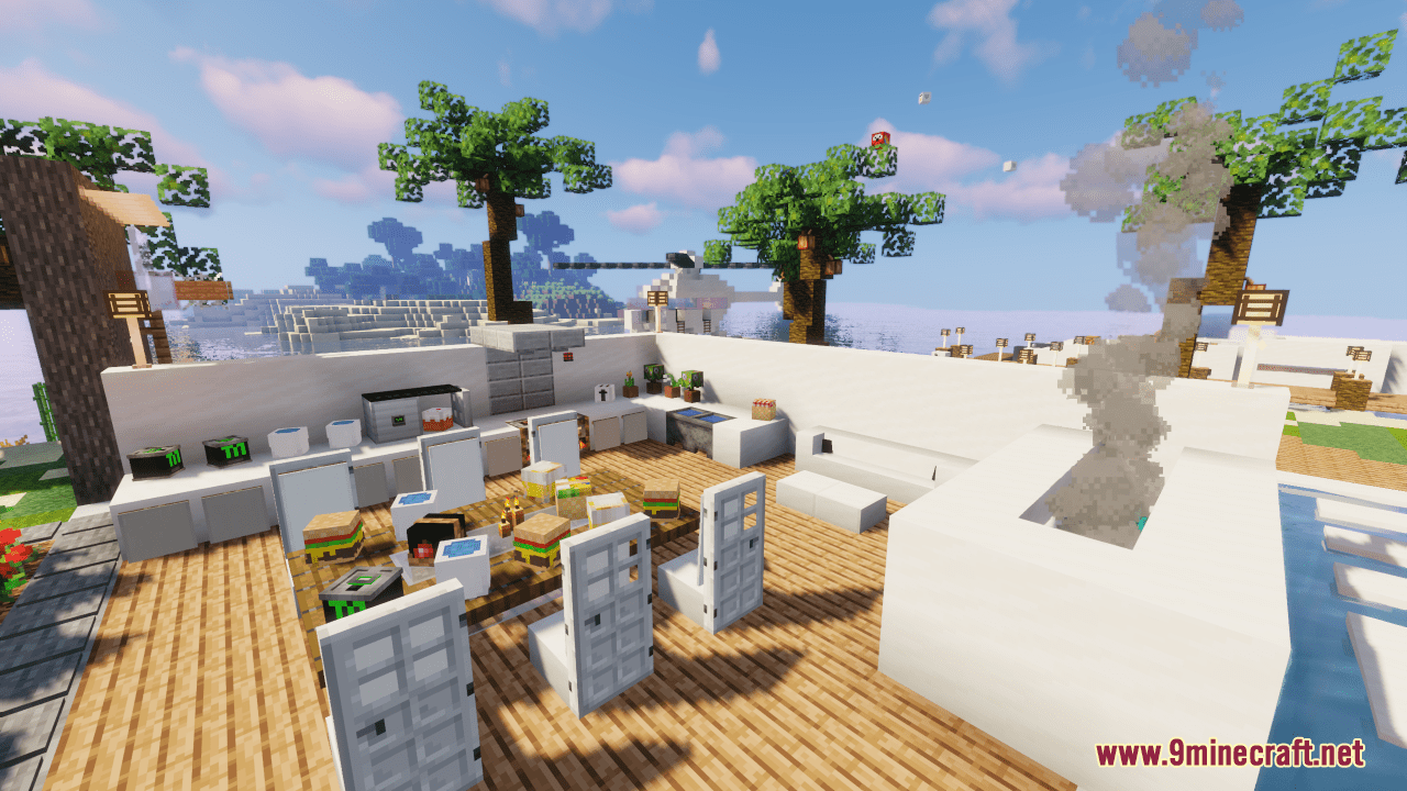 Modern Island House 2022 Map - 1Minecraft