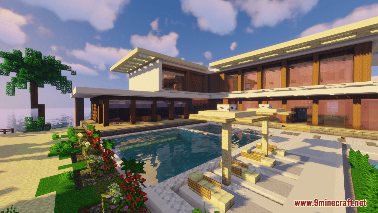 Modern Island Map - 1Minecraft