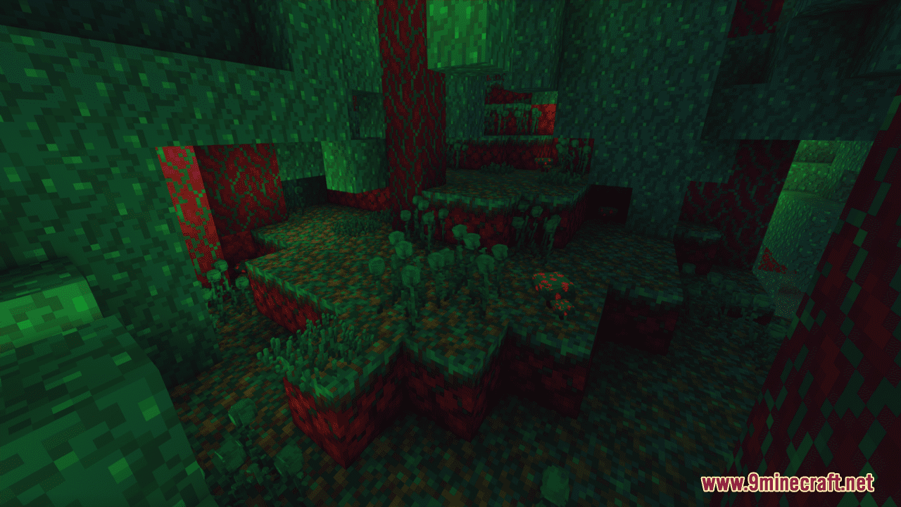 Mushroom Netherplants 3d Resource Pack - 1Minecraft