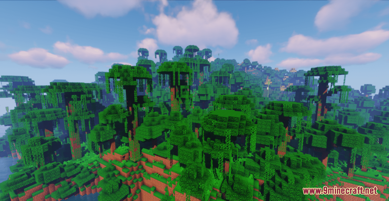 Pixel Tree Resource Pack - 1Minecraft