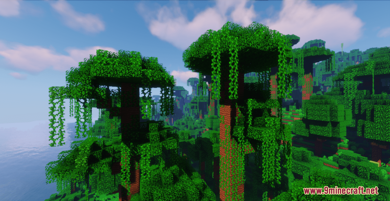 Pixel Tree Resource Pack - 1Minecraft