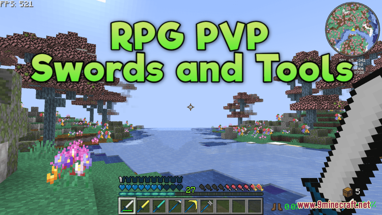 Rpg Pvp Swords And Tools Resource Pack - 1Minecraft
