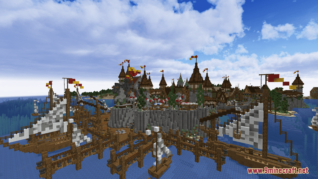 Realistic Medieval City Map - 1Minecraft