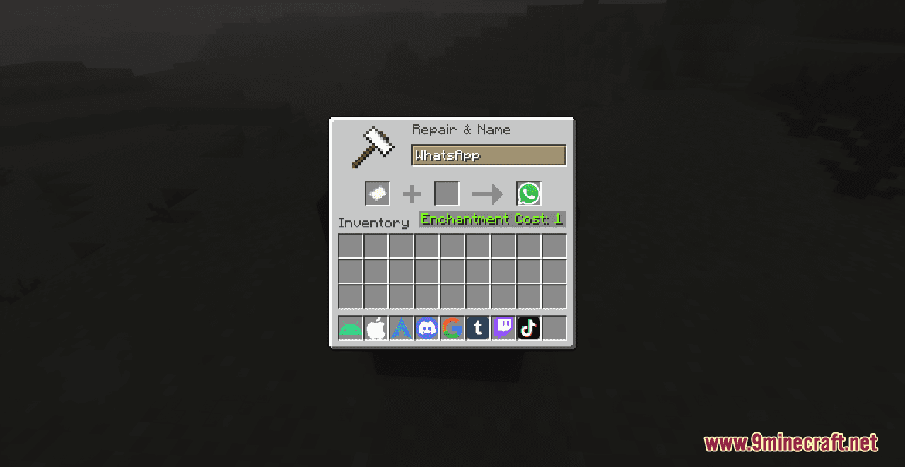 Social Media Icons Resource Pack - 1Minecraft