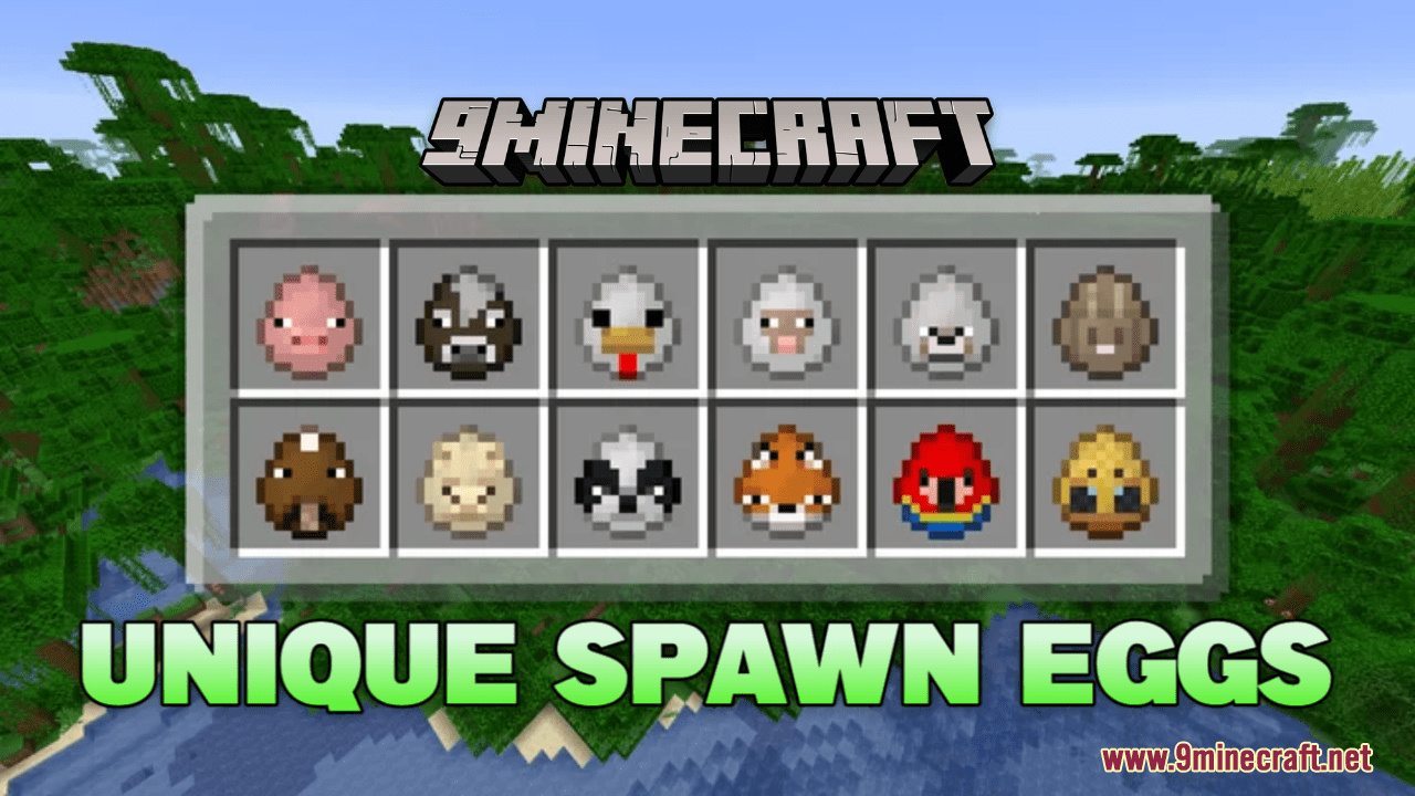 Unique Spawn Eggs Resource Pack 1minecraft
