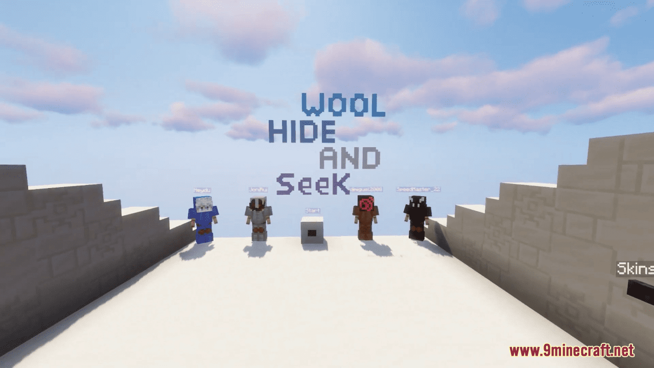 Wool Hide And Seek Map 1minecraft 8270
