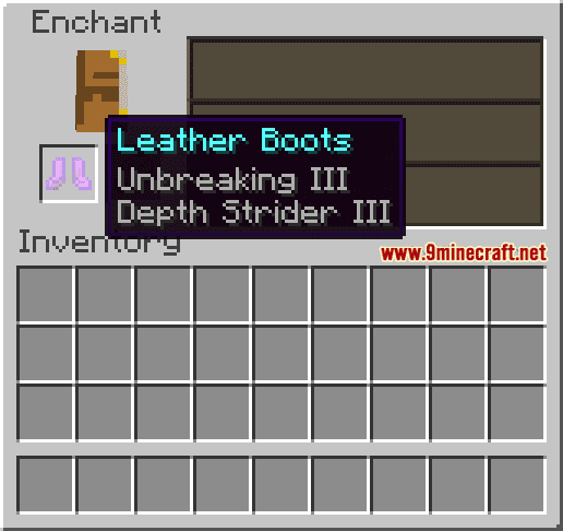Enchanted Leather Boots Wiki Guide - 1Minecraft