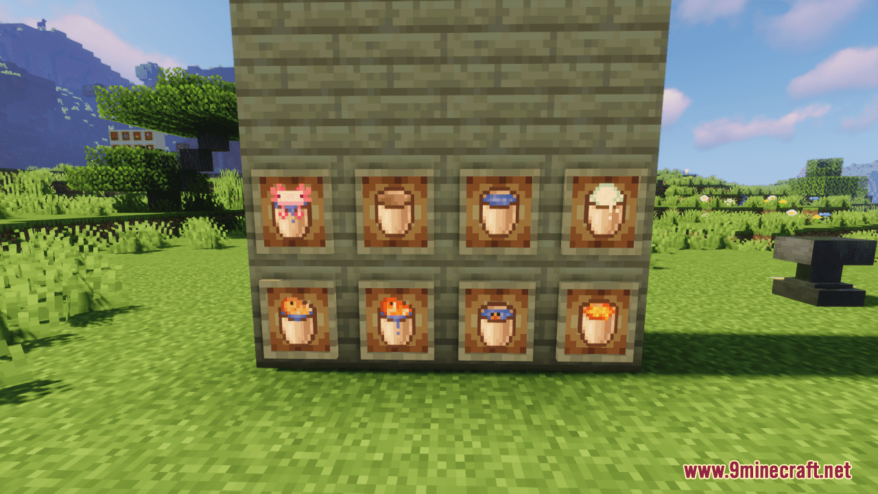 Better Buckets Resource Pack - 1Minecraft