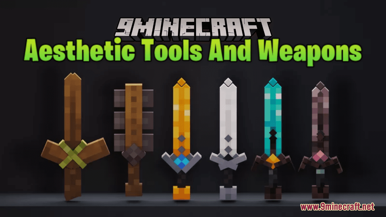 Aesthetic Tools And Weapons Resource Pack - 1Minecraft