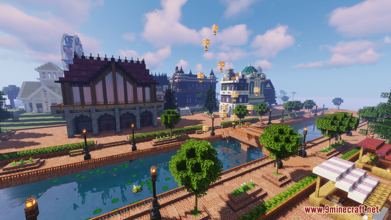 Canal Town Map - 1Minecraft