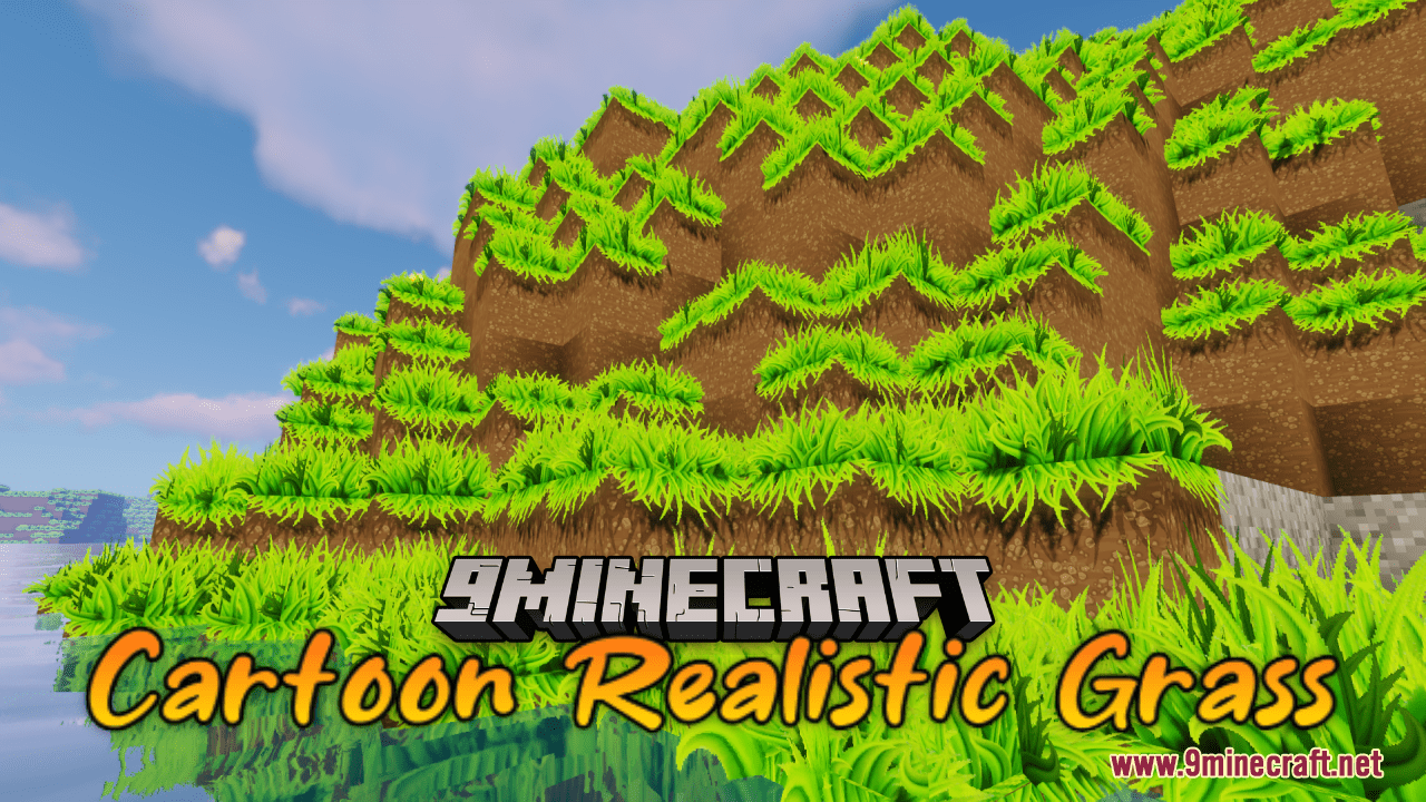 Cartoon Realistic Grass Resource Pack - 1Minecraft