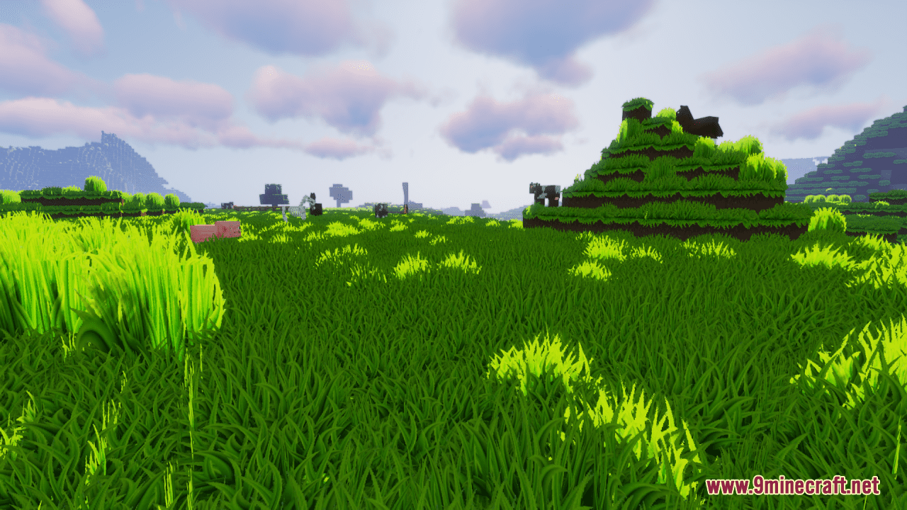 Cartoon Realistic Grass Resource Pack - 1Minecraft
