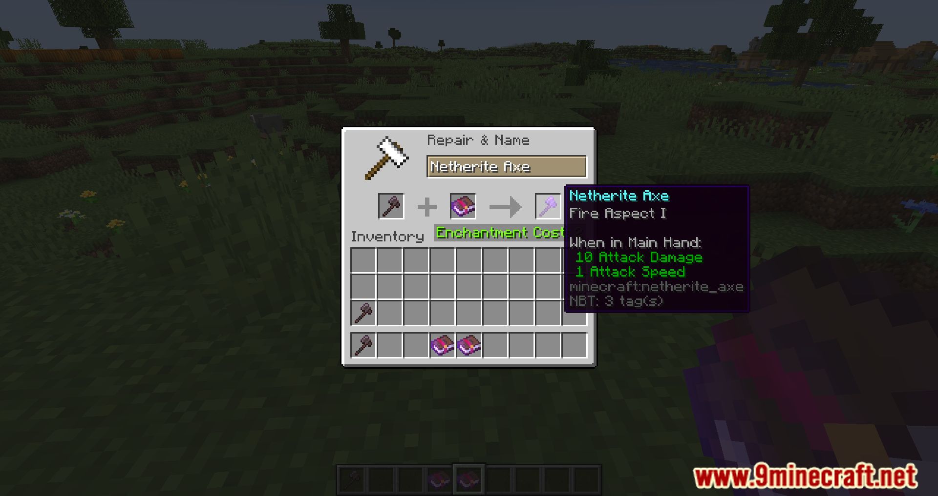 Expanded Axe Enchanting Mod - 1Minecraft