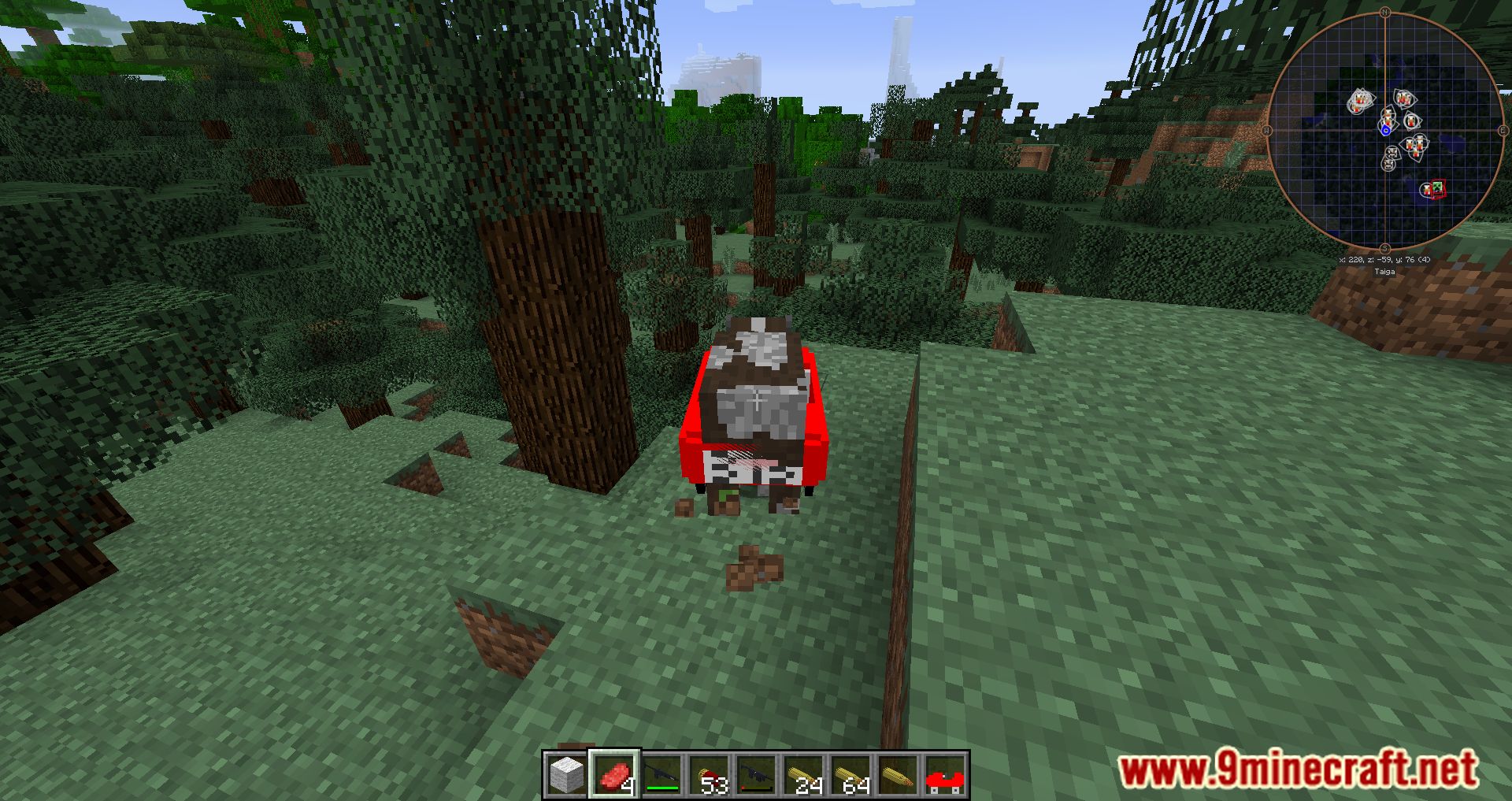 Guns Cars And Morph Modpack - 1Minecraft