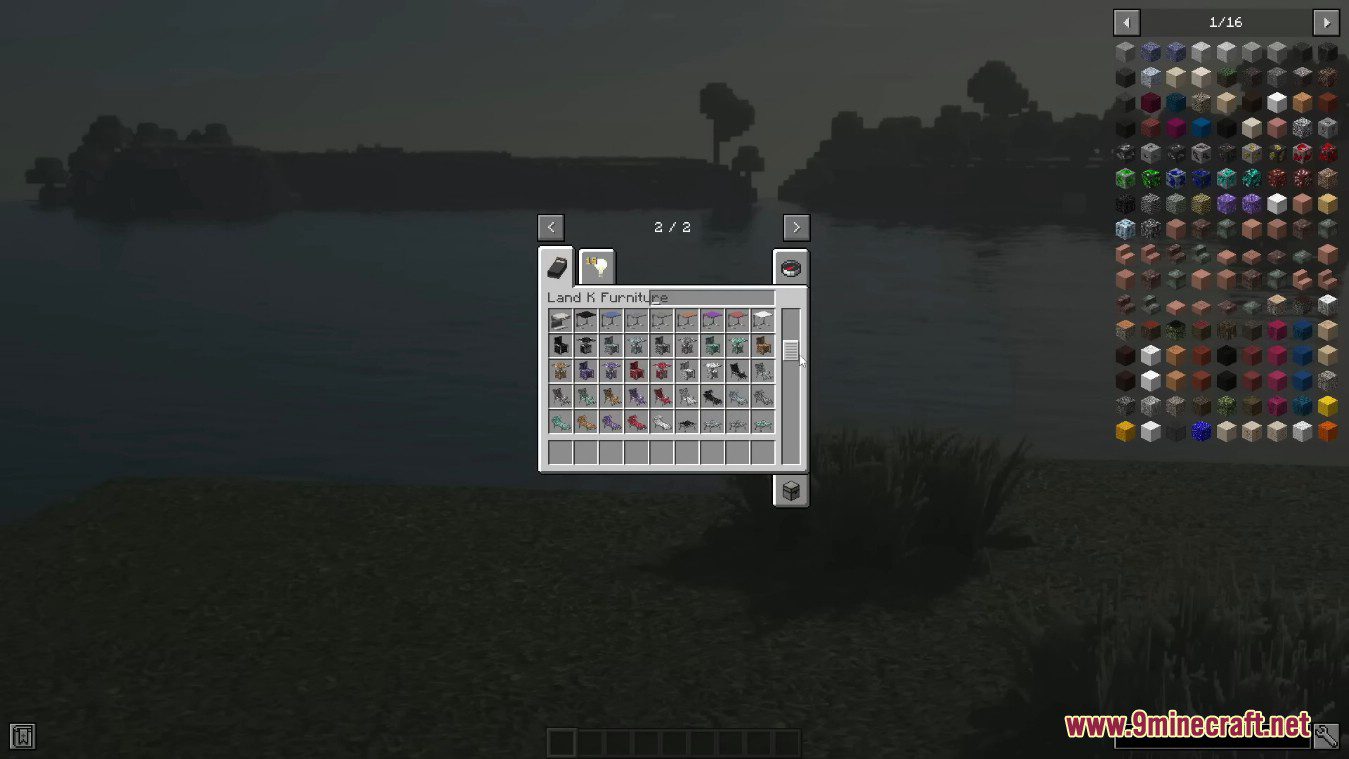 Landk Furniture Mod - 1Minecraft