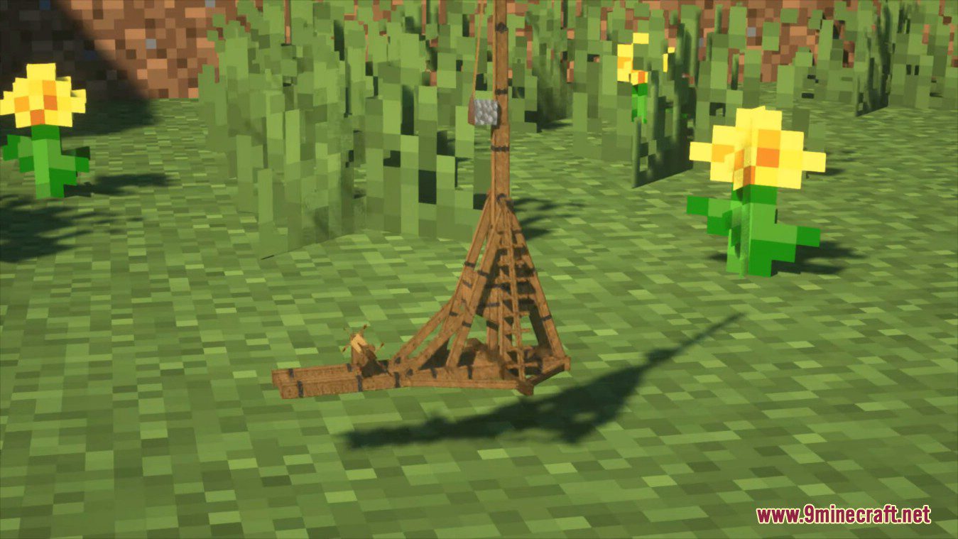 Medieval Siege Machines Mod - 1Minecraft