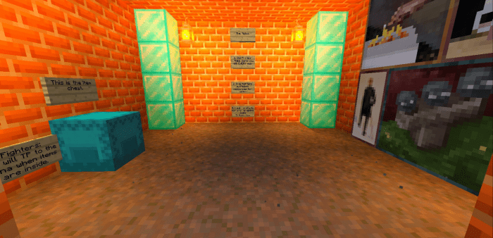 Mob Battle Map Mcpe - 1Minecraft