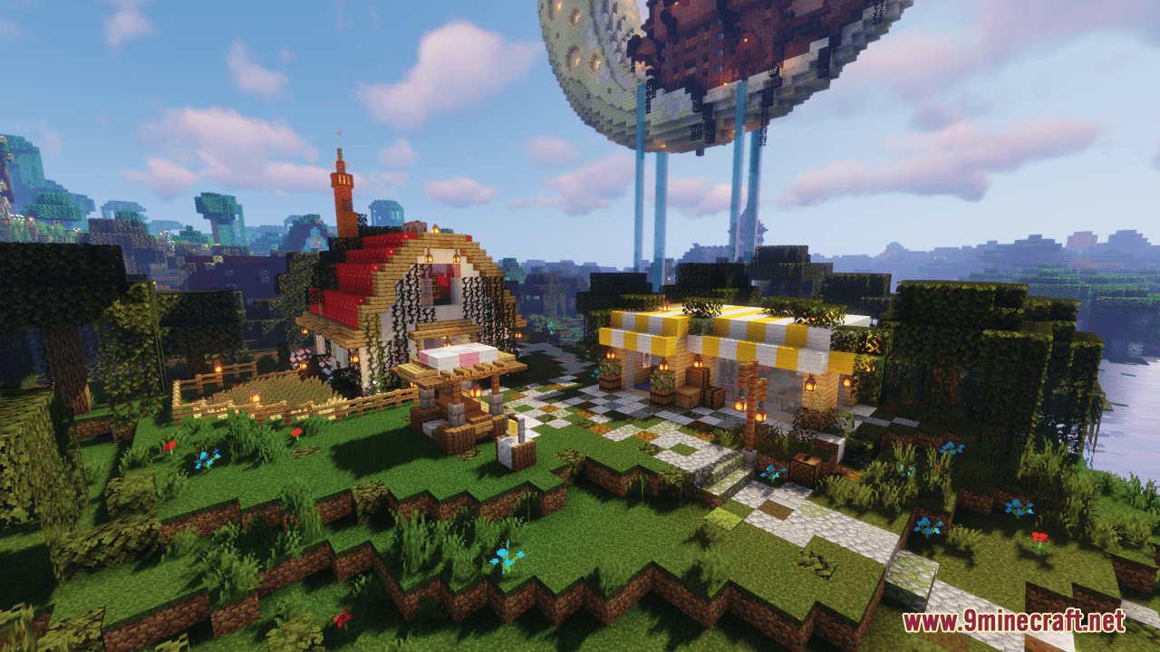 Moon Village Map - 1Minecraft