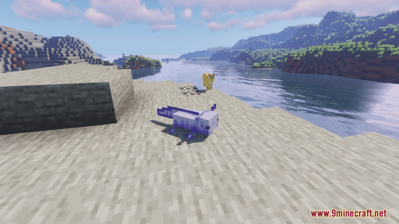 More Axolotl Colors Resource Pack - 1Minecraft
