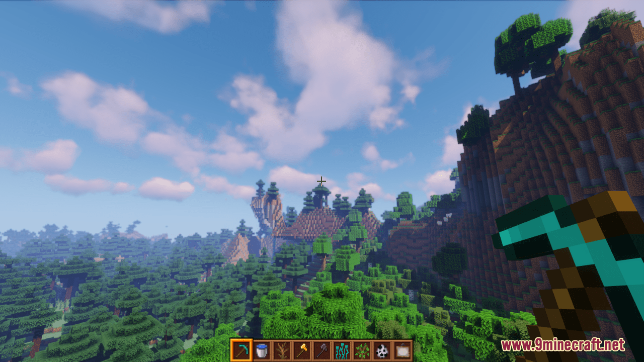 Orange Hotbar Resource Pack - 1Minecraft