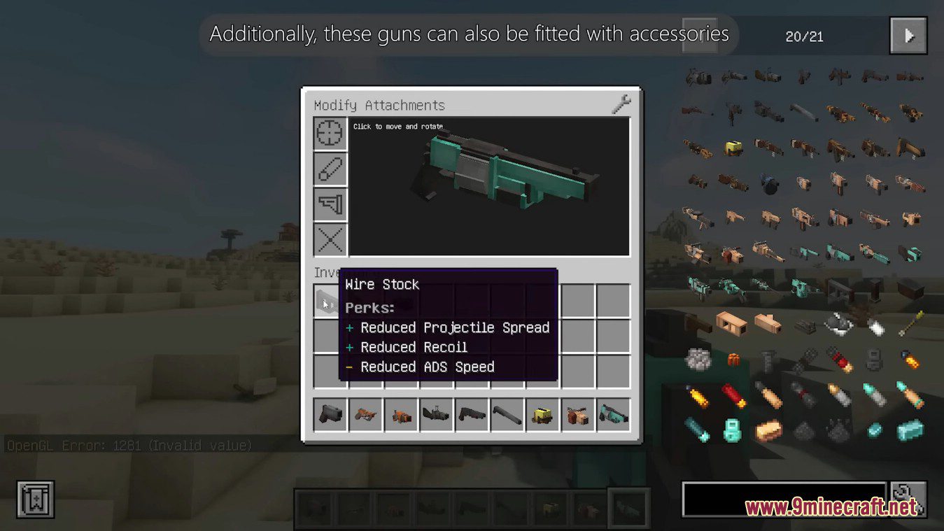 Scorched Guns Mod - 1Minecraft