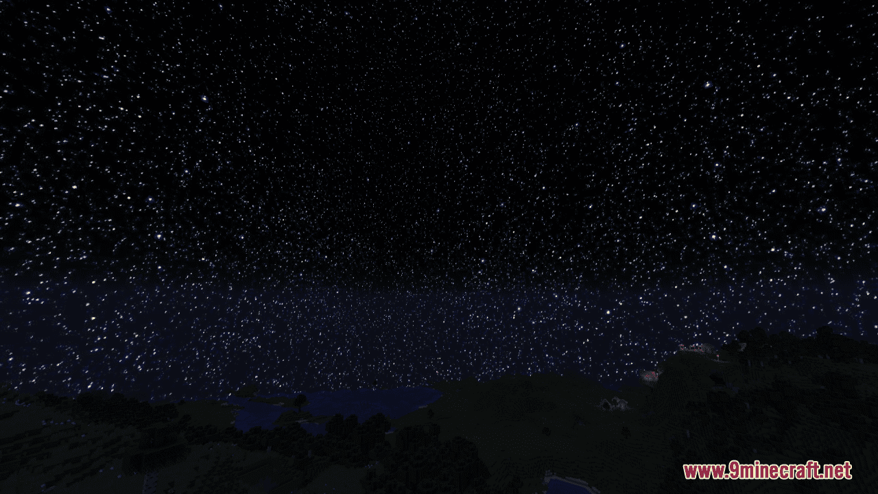 Starry Black Hole Sky Resource Pack - 1Minecraft