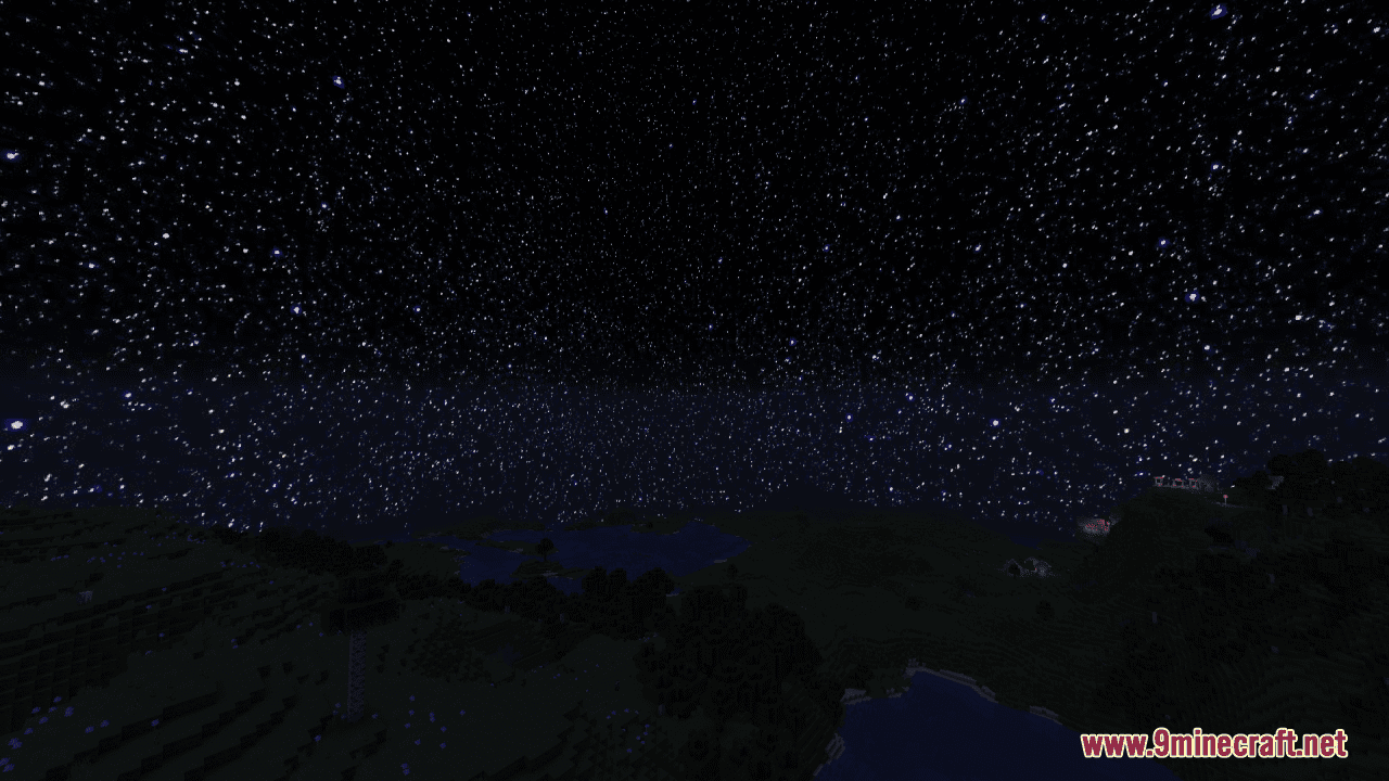 Starry Black Hole Sky Resource Pack - 1Minecraft