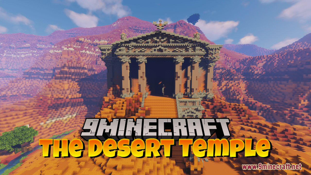 The Desert Temple Map - 1Minecraft
