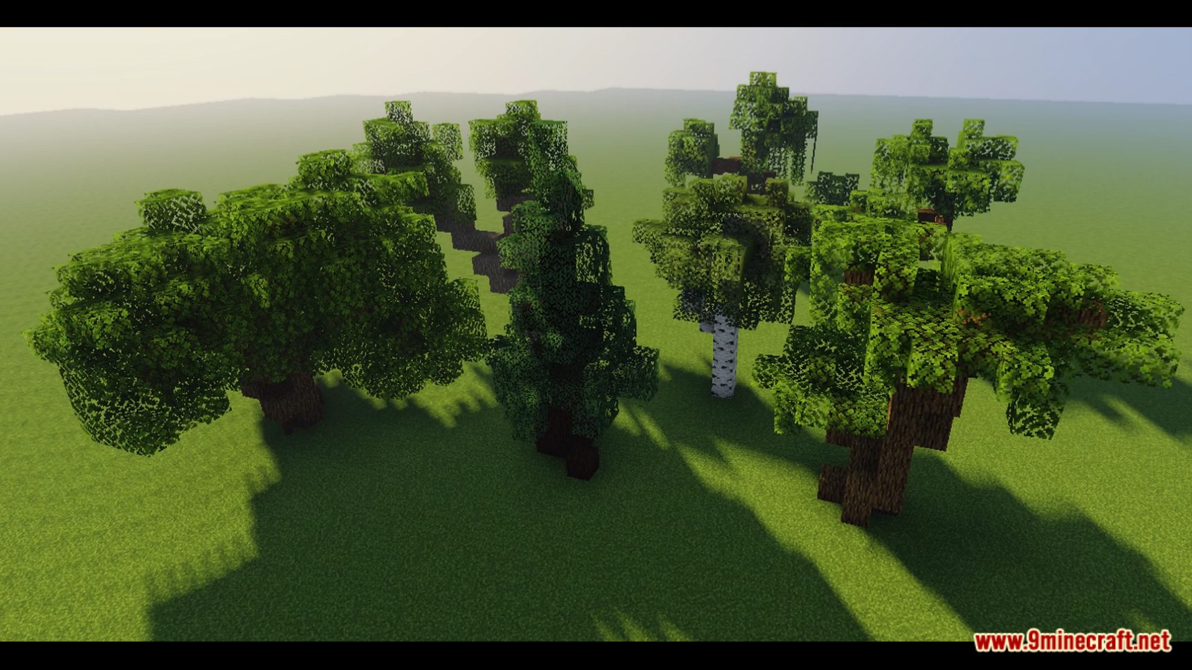 Custom Vanilla Trees Data Pack - 1Minecraft