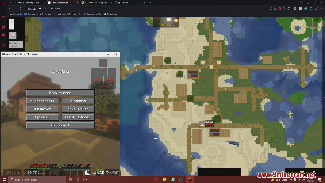 Dynmap Mod 1minecraft 