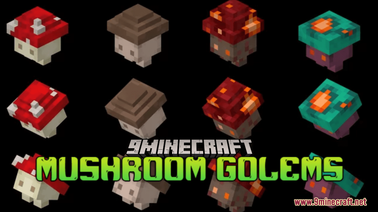 Mushroom Golems Resource Pack - 1Minecraft