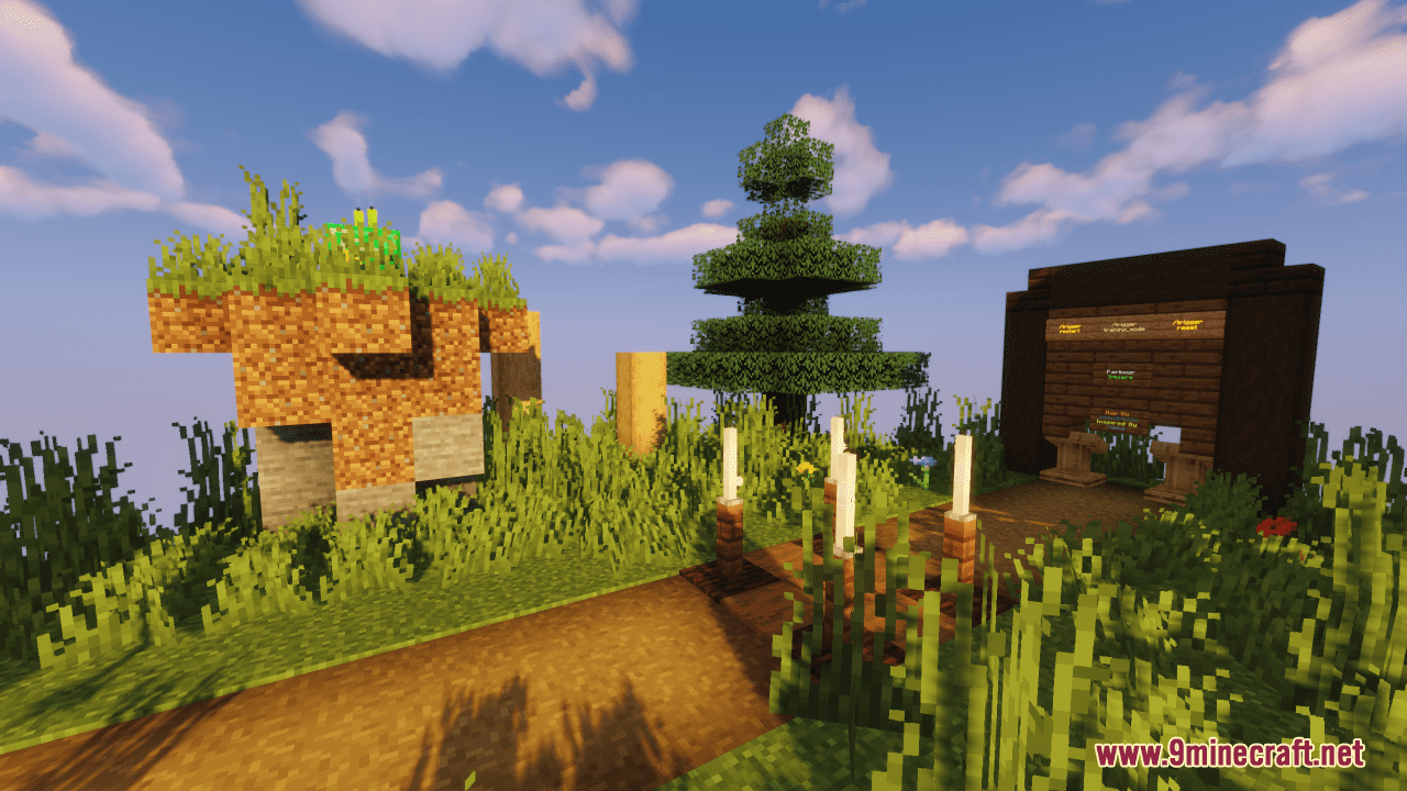 Parkour Square Map - 1Minecraft