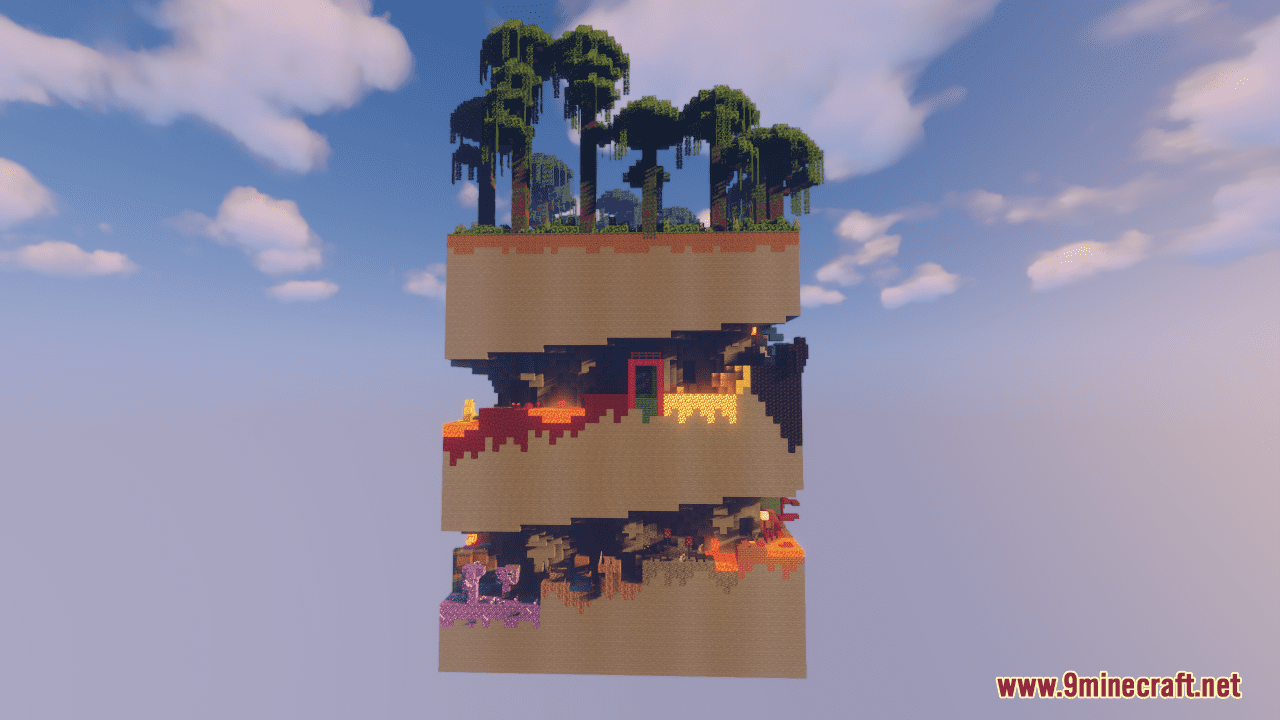 Parkour Square Map - 1Minecraft