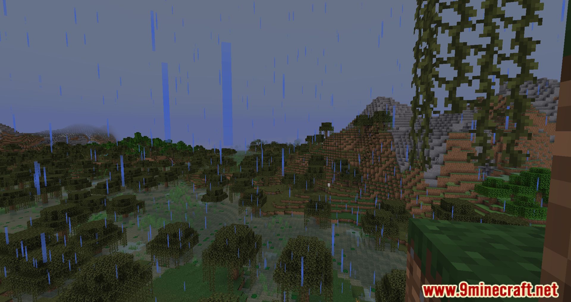 Particle Rain Mod - 1Minecraft