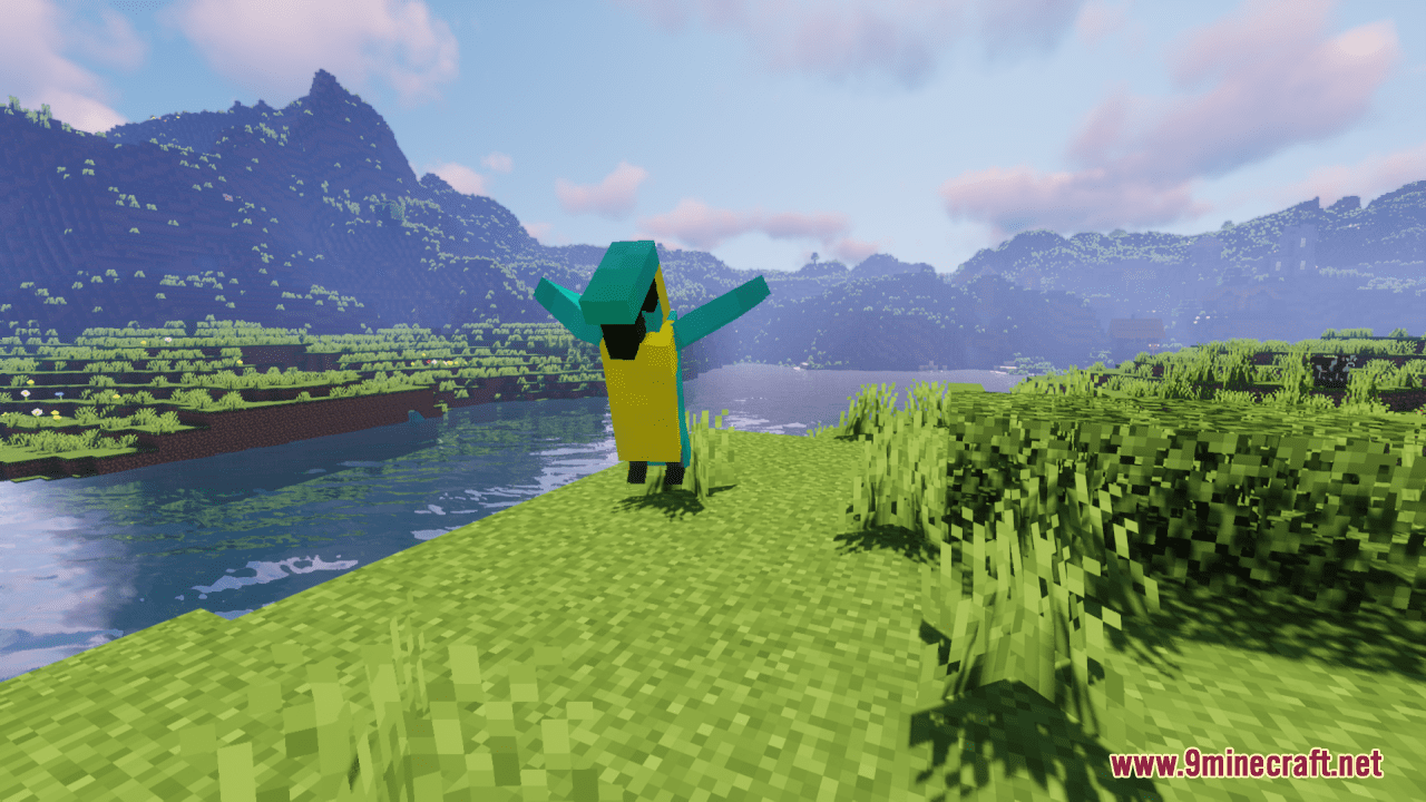 Realistic Parrots Resource Pack - 1Minecraft